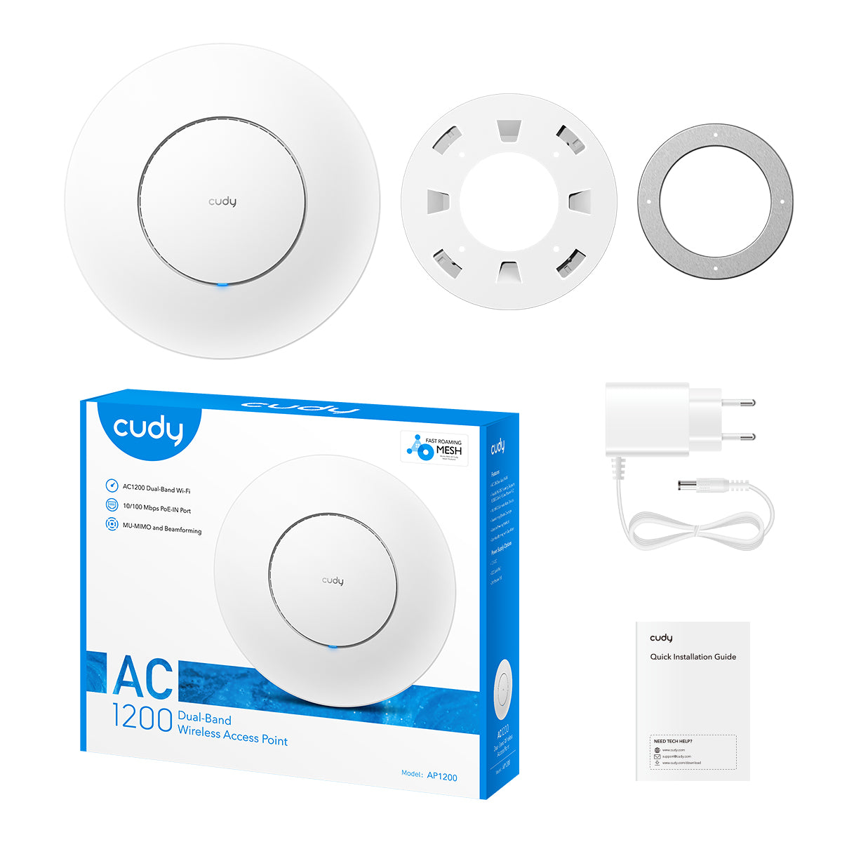 AC1200 Wi-Fi Access Point, AP1200 1.0 / AP1200_P 1.0 – Cudy
