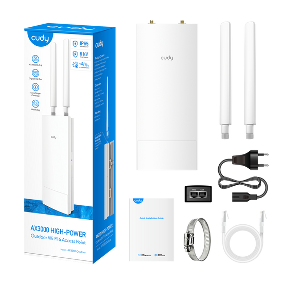Indoor/Outdoor AX3000 High-Power Wi-Fi 6 Access Point, AP3000 Outdoor ...