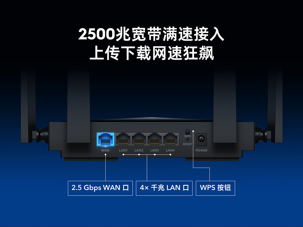 BE3600 2.5G Mesh Wi-Fi 7 路由器, WR3600H 1.0 – Cudy
