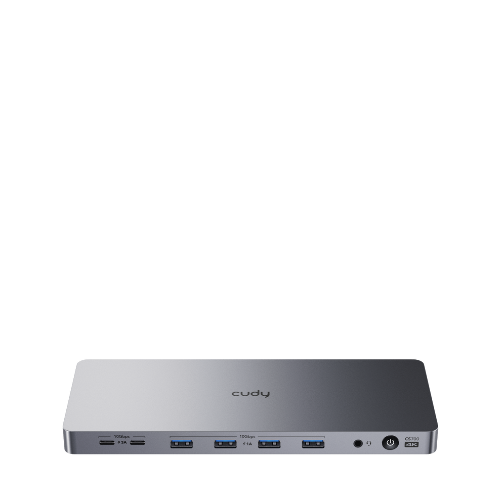 双 4K 10 Gbps USB-C 扩展工作站, CS700 1.0 – Cudy