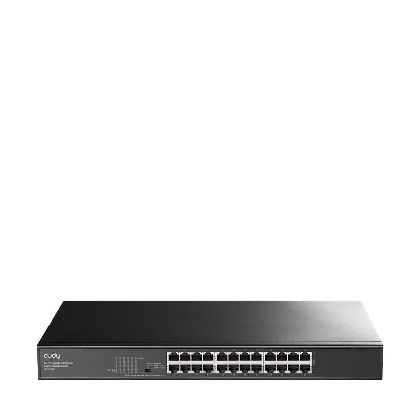 24-Port Gigabit Rackmount Light Managed Switch, GS1024E 1.0 – Cudy