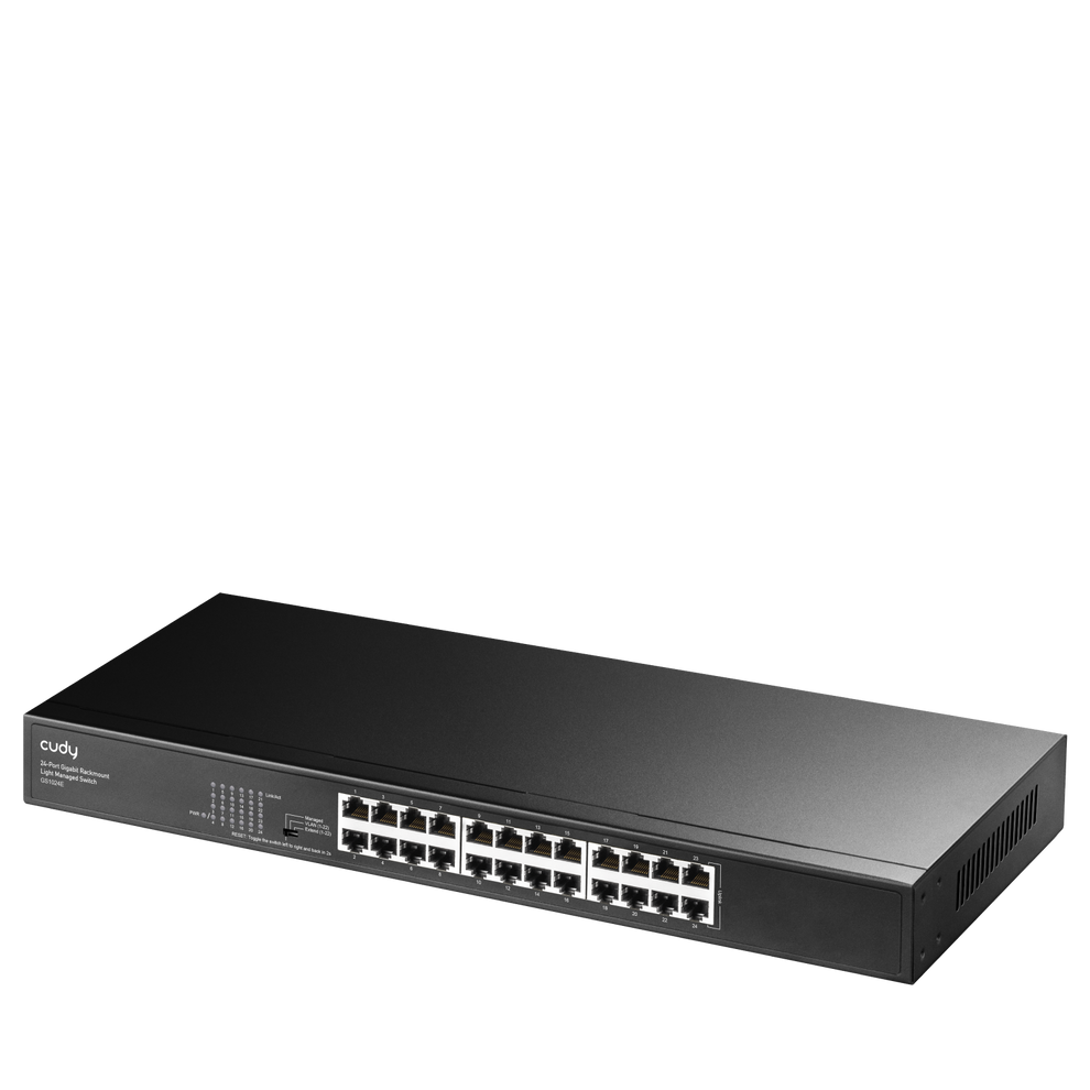 24-Port Gigabit Rackmount Easy-Managed Switch, GS1024E 1.0 – Cudy
