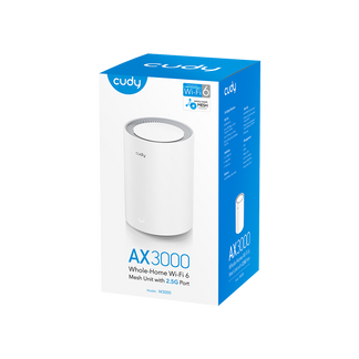AX3000 2.5G Mesh 全屋路由套装, M3000 2.0 – Cudy