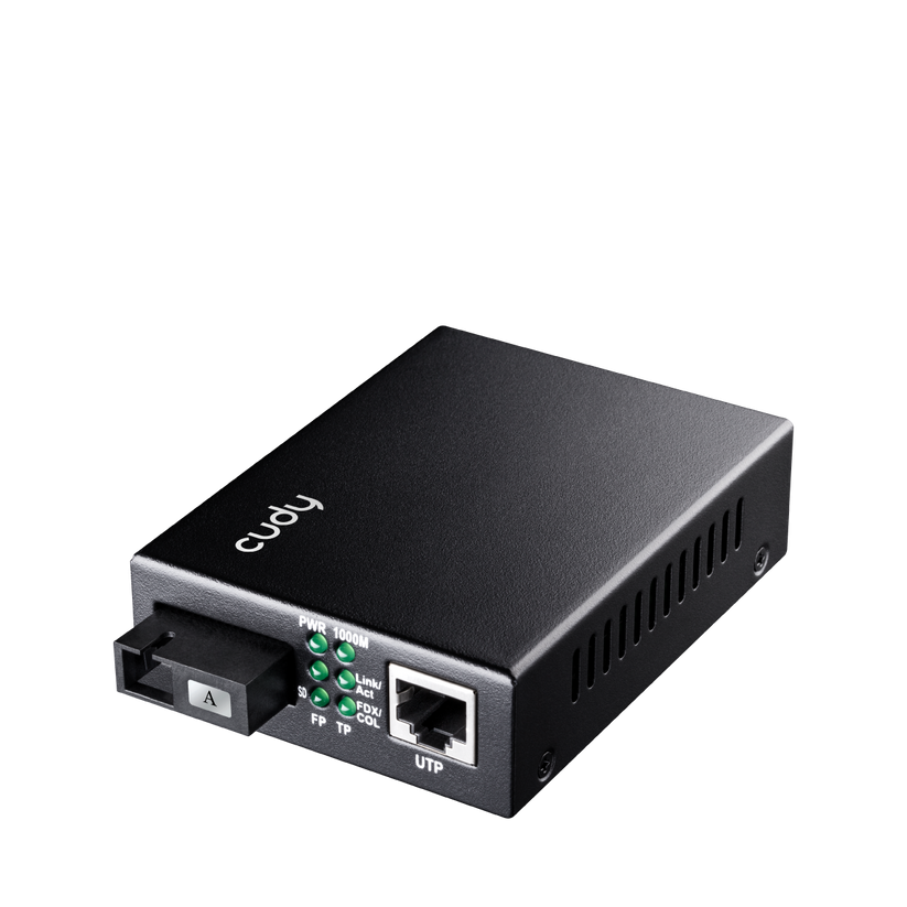 Gigabit Ethernet Media Converter WDM BiDi, MC100GSB-40AB 2.0 / MC100GS – Cudy