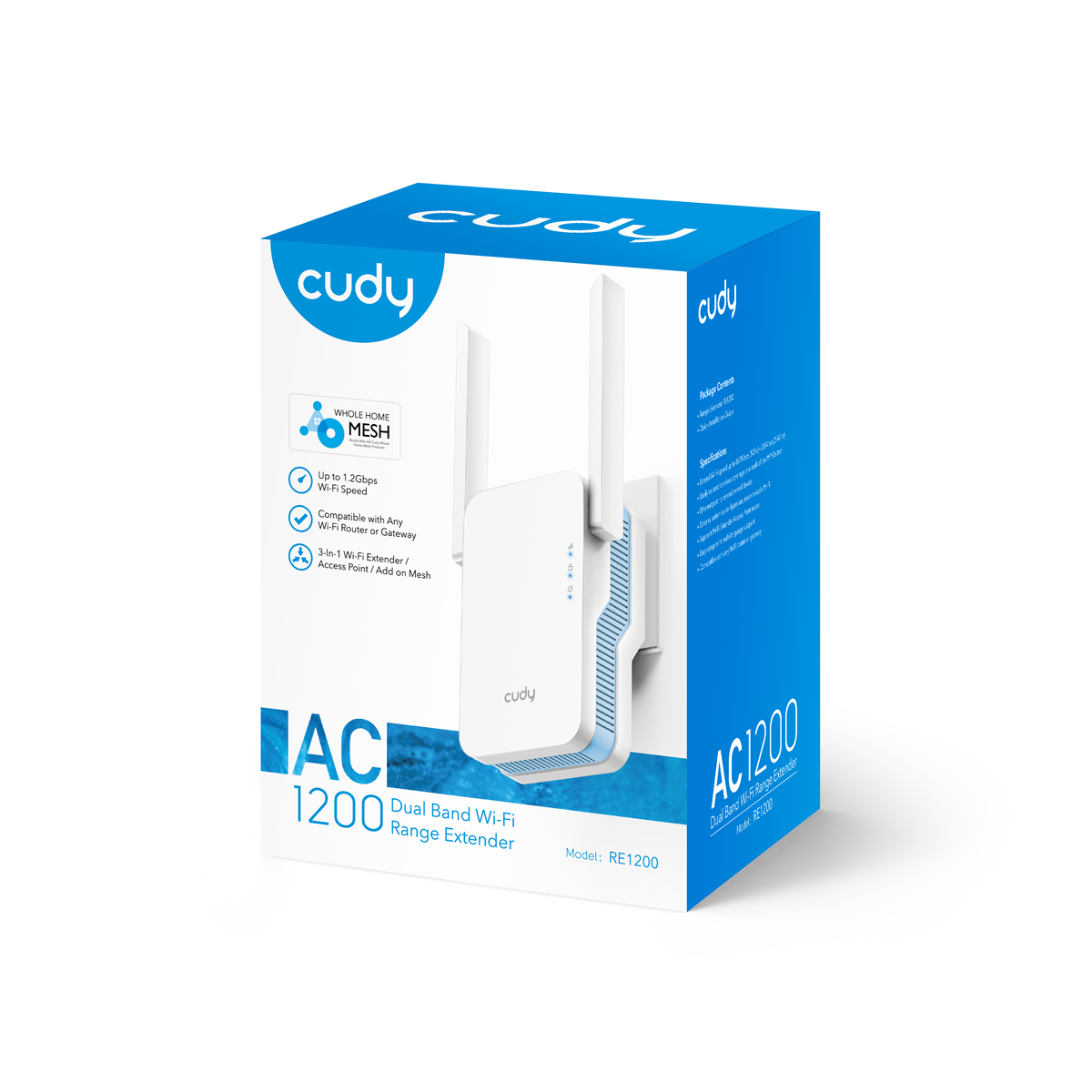 AC1200 Mesh Wi-Fi Range Extender, RE1200 1.0 – Cudy