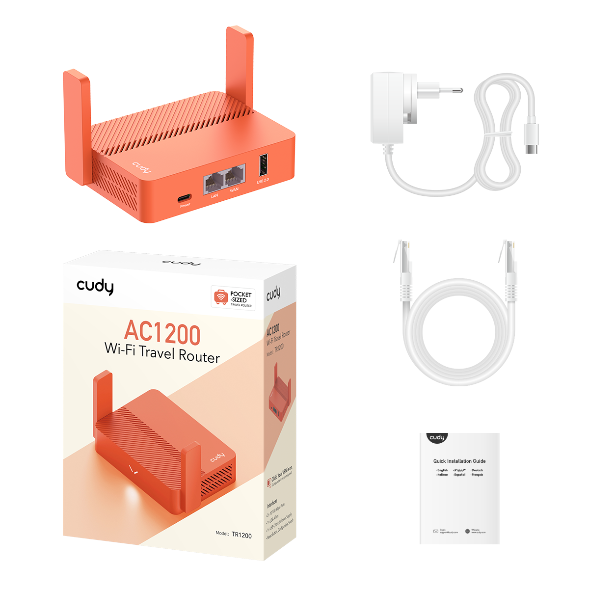 AC1200 Wi-Fi Mini VPN Router, TR1200 1.0 – Cudy