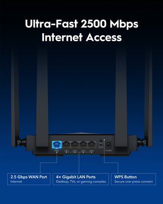 BE3600 2.5G Wi-Fi 7 Router, WR3600H 1.0 – Cudy