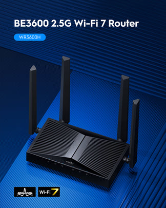 BE3600 2.5G Wi-Fi 7 Router, WR3600H 1.0 – Cudy