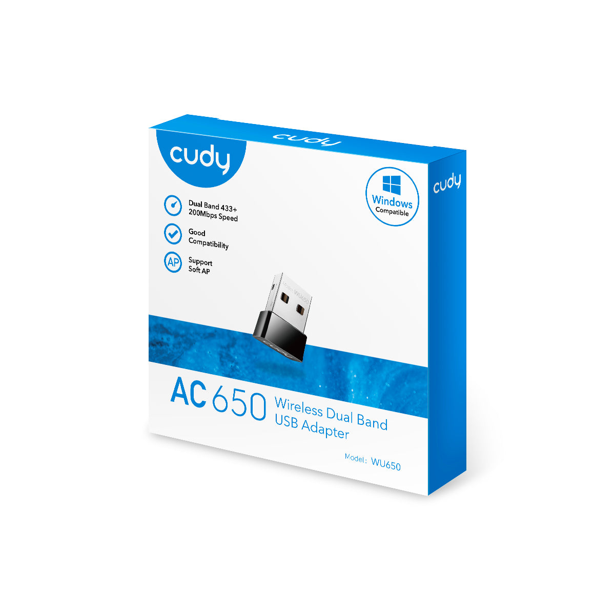 AC650 Wi-Fi Nano USB Adapter, WU650 1.0 – Cudy